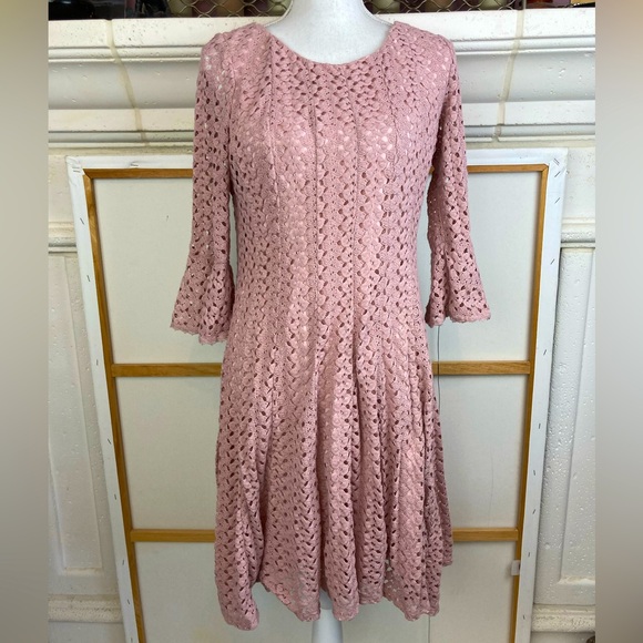 Rabbit Rabbit Rabbit | Dresses | Rabbit Rabbit Rabbit Crochet Lined Fit ...